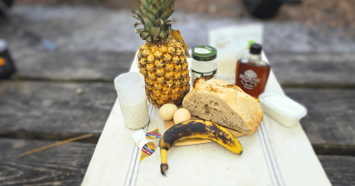 PINA COLADA FRENCH TOAST: EASY SUMMER CAMPING RECIPE - The Wandering ...