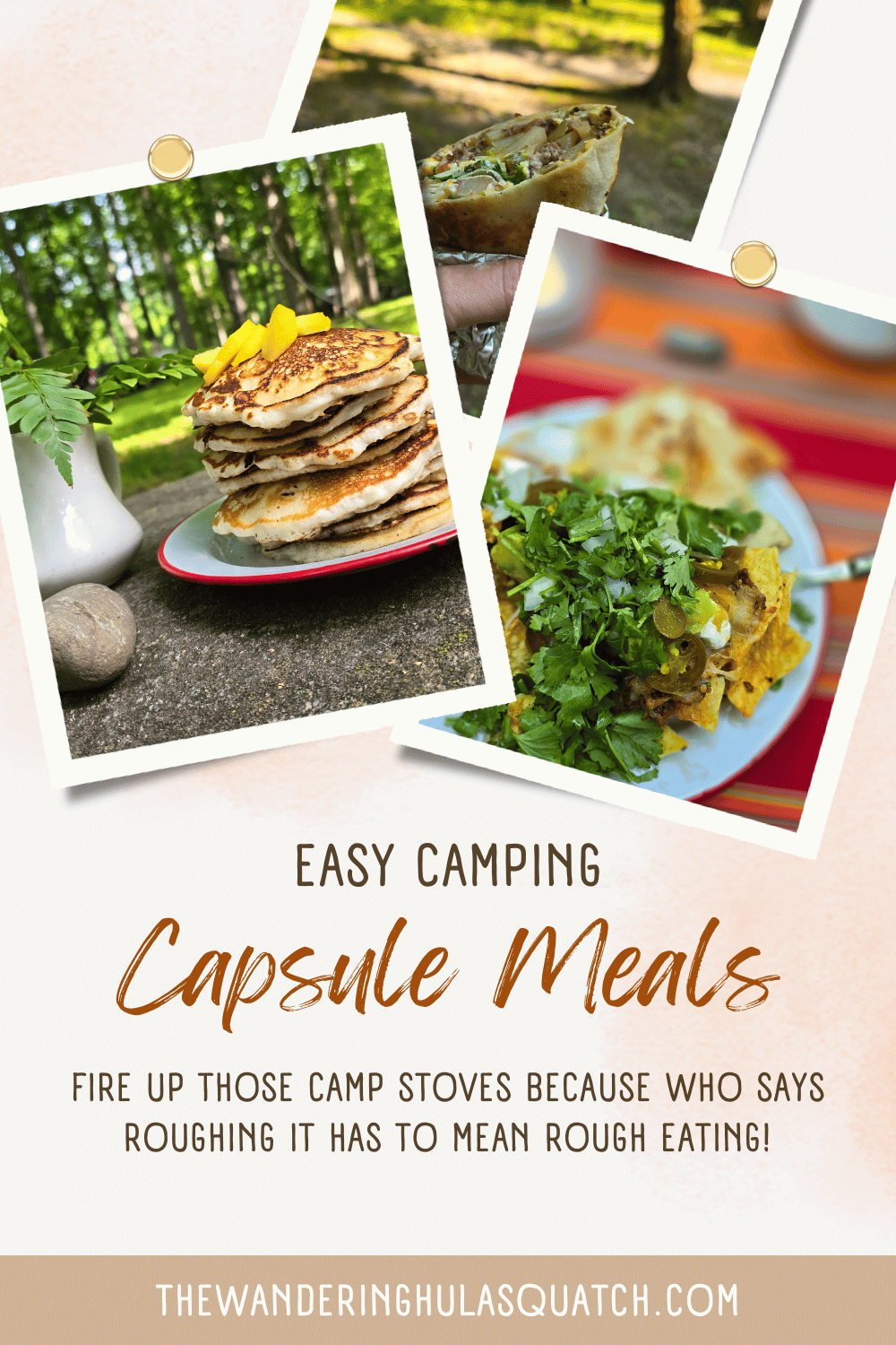 EASY CAMPING MEALS: SIMPLE CAPSULE MEAL PLANNING - The Wandering ...