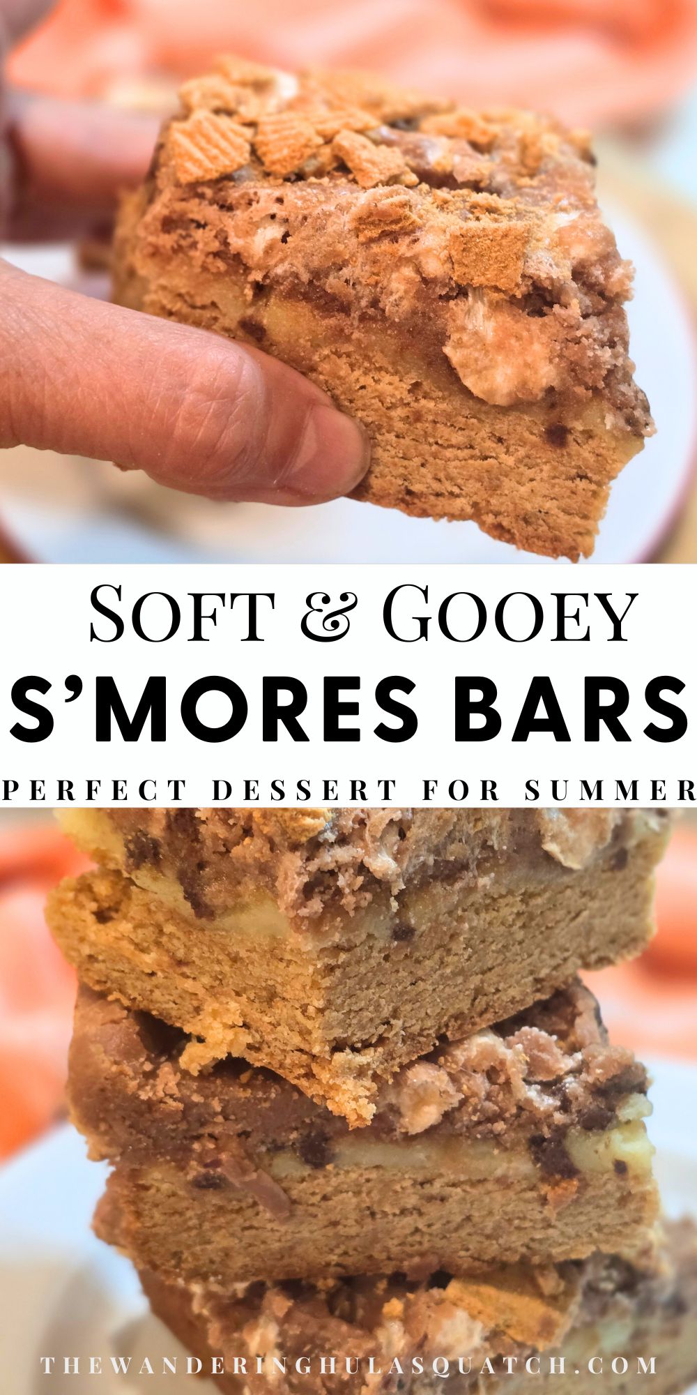 GOOEY S'MORES BAR RECIPE: EASY SUMMER CAMPING DESSERT - The Wandering ...